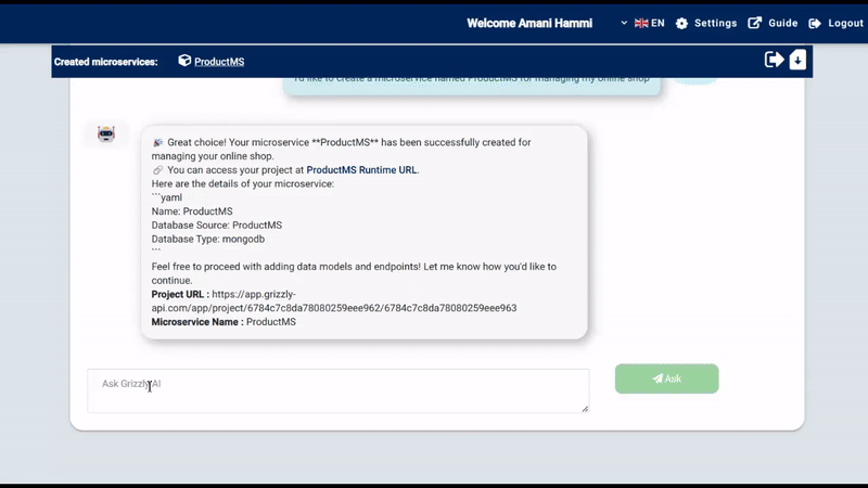 Quick Start Guide | Grizzly Documentation